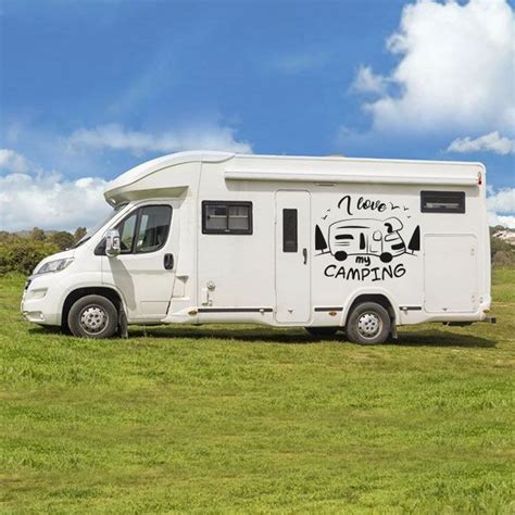 Vinilos Adhesivos Frase Autocaravanas I Love My Camping Vinilo