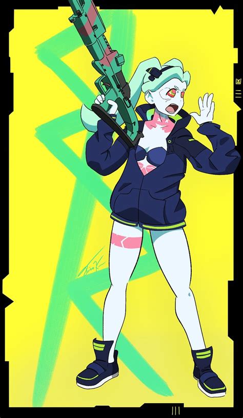 Rebecca Thatonen3rd Character Design Cyberpunk Anime Cyberpunk Art