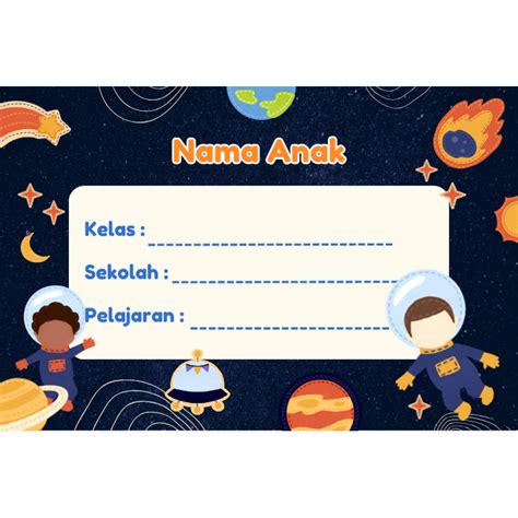 Jual Isi 50 Stiker Mapel Label Buku Pelajaran Sekolah Stiker Mata