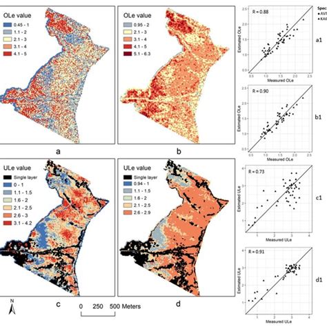 Maps Of Estimated Leaf Area Index Lai A Ole Estimated From Download Scientific Diagram