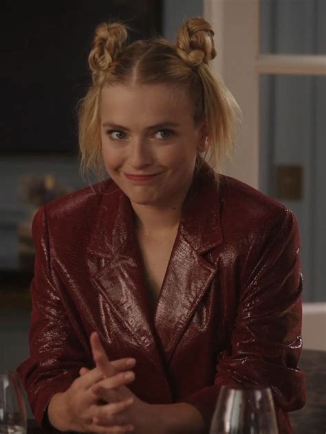 Emily In Paris S03 Camille Razat Leather Blazer Hit Jacket