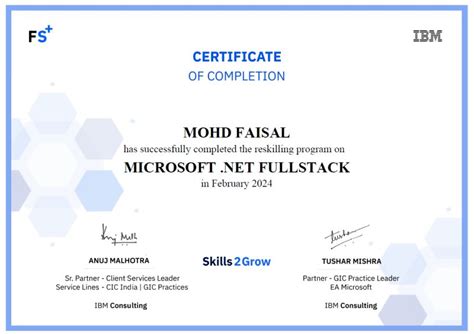 Mohd Faisal On Linkedin Ibm Certification Fullstackdeveloper