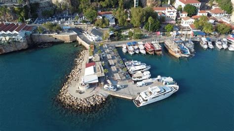 Premium Photo Antalya Marina Birds Eye View Beauties