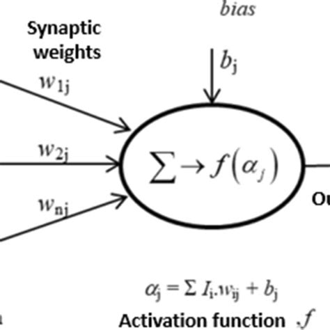 Structure Of An Artificial Neuron Download Scientific Diagram