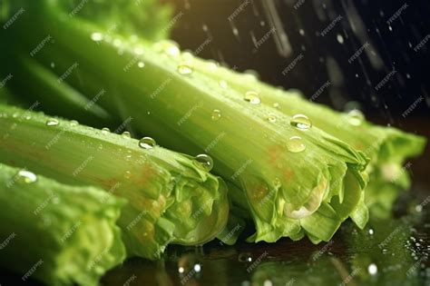 Premium Ai Image Fresh Celery Ai Generative