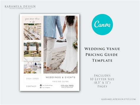 Wedding Venue Pricing Template Wedding Pricing Packages Venue Price