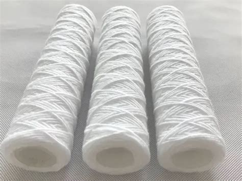 Pp String Wound Filter Element For Water Treatment 1 Micron Filter