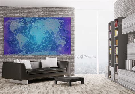 Poster Mural Carte Du Monde MCV Fr