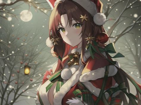 Christmas Themed Anime Girl By Vendaszn On Deviantart
