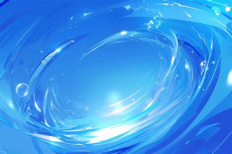 Abstract Swirling Water Pattern Premium Ai Generated Image