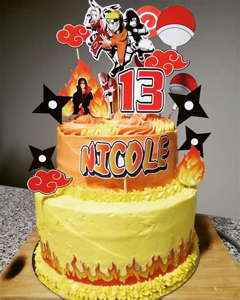 Ghim Của Ninoska Parilli Trên Torta De Naruto