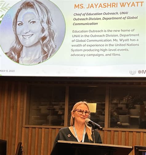 Jayashri Sarah Wyatt On Linkedin I Was Honored To Speak At The Greening Global Citizenship