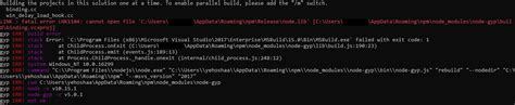 Nodejs Cant Npm Install Serialport Or Node Gyp Rebuild Offline