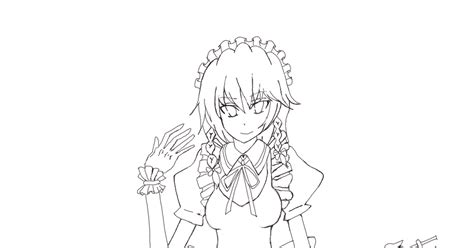企画】塗り絵しませんか 咲夜 ライフィーのイラスト Pixiv