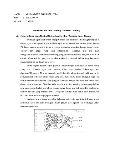 Perbedaan Deep Learning Dan Machine Learning Pdf