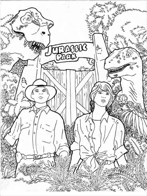 Jurassic Park Jeep Coloring Page Coloringbay Jurassic Park Jeep Coloring Page Coloringbay