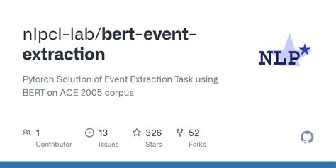 Github Nlpcl Labbert Event Extraction Pytorch Solution Of Event Extraction Task Using Bert