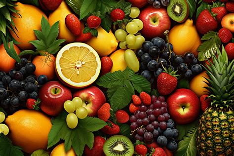 Fruits Collection Fruits Pattern Graphic By Motin Creative Fabrica