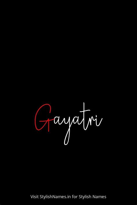 Gayathri Name