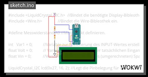 Arduino Nano Spannung Lesen Und Ausgeben Prüfung Wokwi Esp32 Stm32
