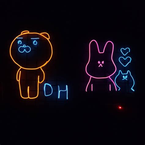 공방노작 주말이 너모 조아오 청년공방 동명점 감성 네온사인 만들기” 원데이클래스 ️연인과 함께 할 수 있는 이색데이트
