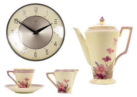 Lot 4 An Adderley Ware Art Deco Coffee Set