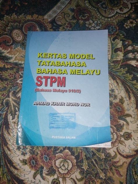 Kertas Model Stpm Bahasa Melayu Sem 2 Hobbies And Toys Books