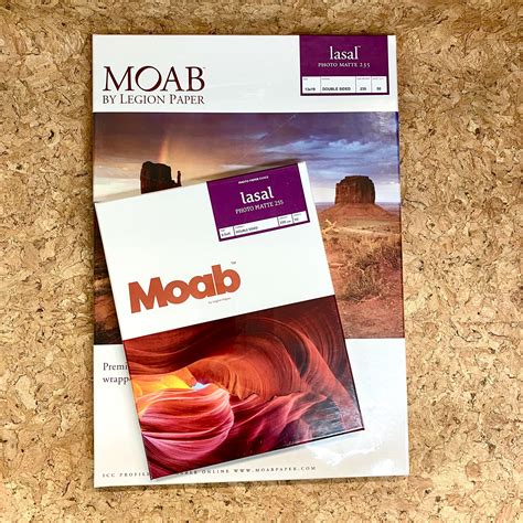 Moab Lasal Photo Matte 235 Double Sided Inkjet Paper