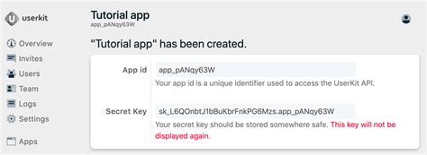 Creating A New App
