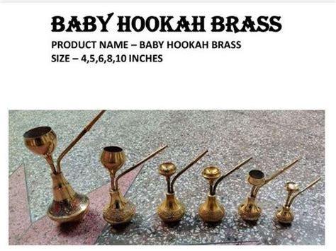 Brass Hookahs Size 4 10 Inch At Rs 125 In Delhi Id 6080706