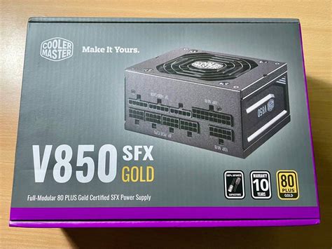 Cooler Master V850 Sfx Gold Power Fully Modular Power Supply Psu