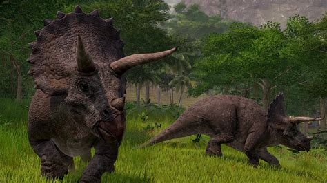 Triceratops In Jurassic World Evolution
