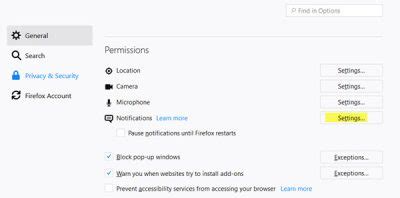 How To Turn Off Notifications In Chrome Edge Or Firefox