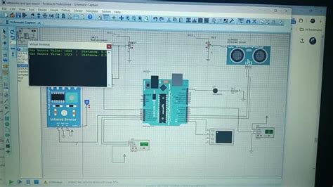 Nikhil M Kumar On Linkedin Whole Circuit With Dht 11 And It Obstacles