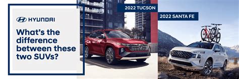 2022 Hyundai Tucson Vs 2022 Hyundai Santa Fe Vern Eide Hyundai Sioux