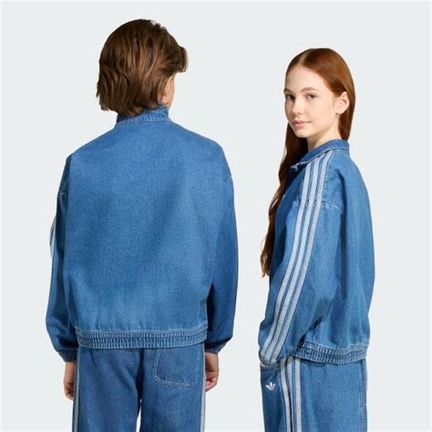 Adidas Denim Jacket Blue Adidas Australia
