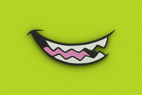 Mike Wazowski Mouth Template