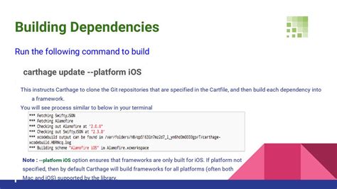 Carthage Ios 8 Onwards Dependency Manager That Streamlines The Process