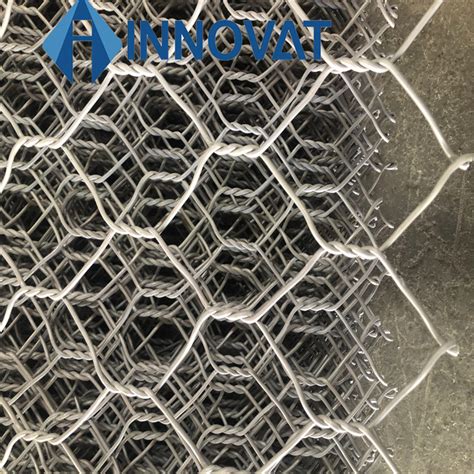 Gabion Box Stone Basket Hexagonal Woven Wire Mesh For Stone Loading For River Flood Control
