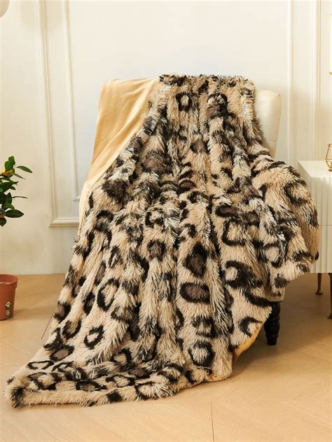 Leopard Pattern Plush Blanket In 2023 Blanket Leopard Bedroom Decor