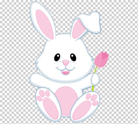Conejito De Pascua Huevo De Pascua Canasta De Pascua Pascua Blanco