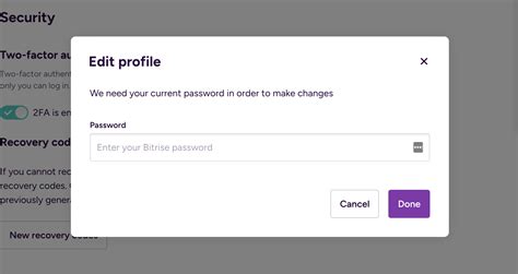 Two Factor Authentication Bitrise Docs
