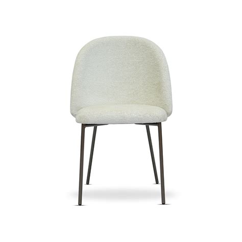 Tuka Dining Chair Matt Lava Ivory