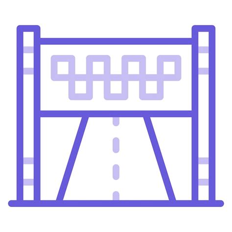 Premium Vector Finish Vector Illustration