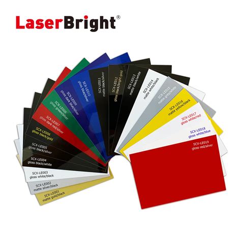 Laser Engraving Aluminum Sheets Customizable Blanks
