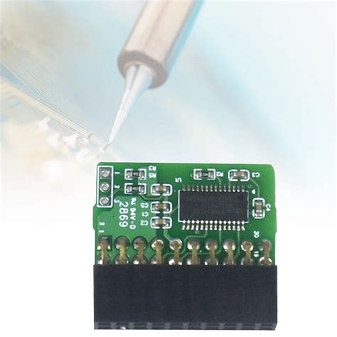 20pin Tpm 2 0 Module Vertical Parallel For Supermicro Aom Tpm 9665v Tcg 2 0 22 60 Picclick Ca