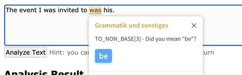 En False Alarm Tononbase · Issue 3191 · Languagetool Org