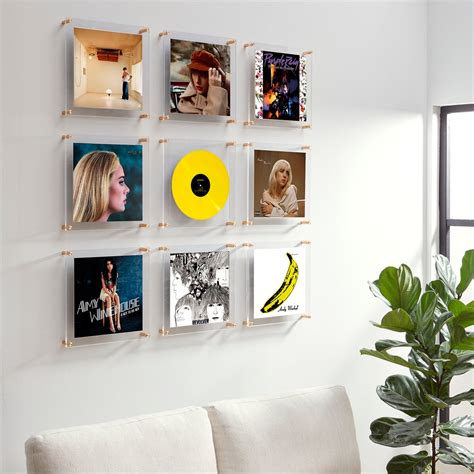 Set Of 9 Record Album Frames Wallscape Etsy
