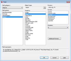 Displaying The Hatch Area With A Field In AutoCAD Between The Lines