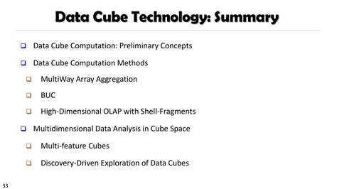 Cs 412 Intro To Data Mining Chapter 5 Data Cube Technology Ppt Download